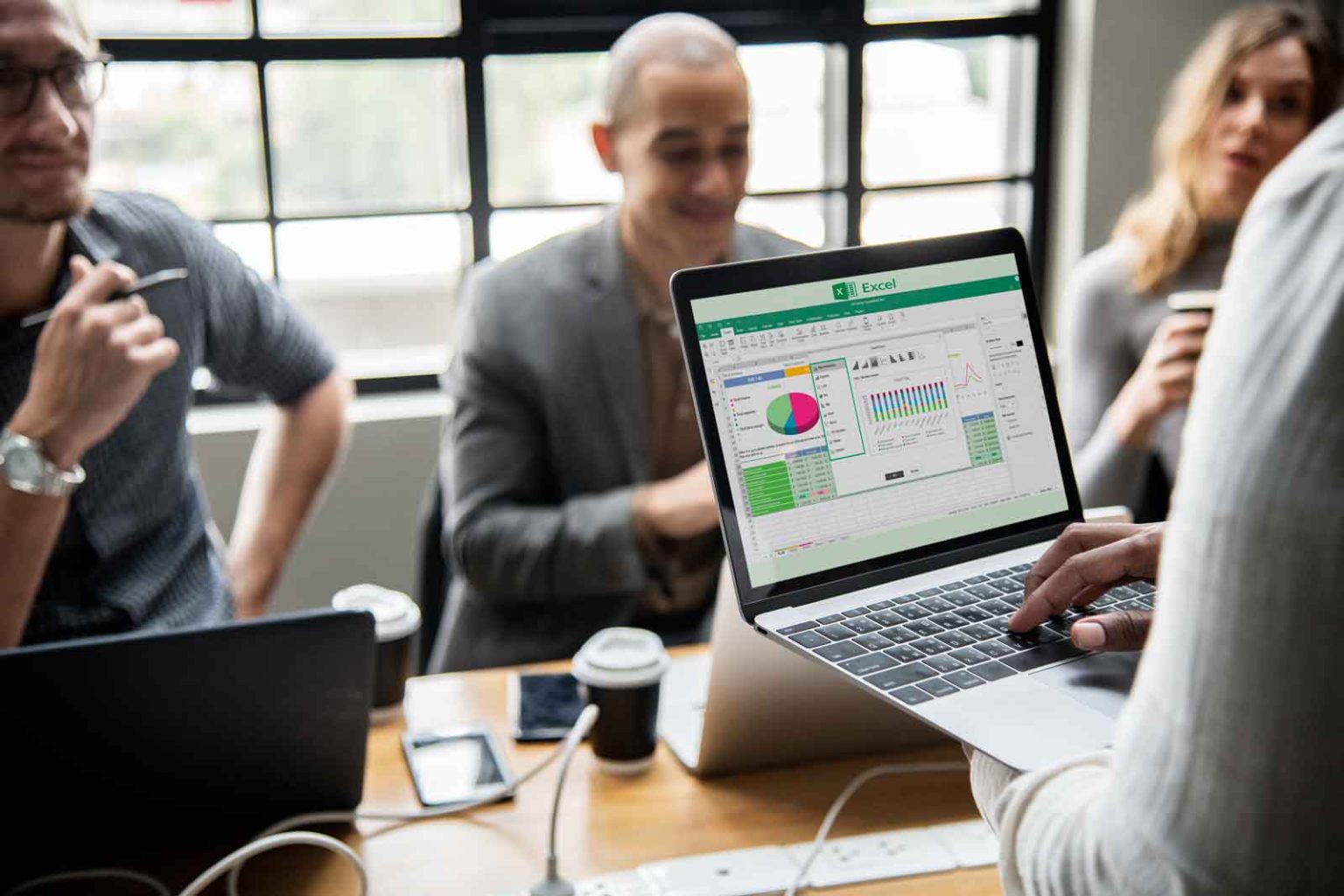 How to make a chart in Excel?