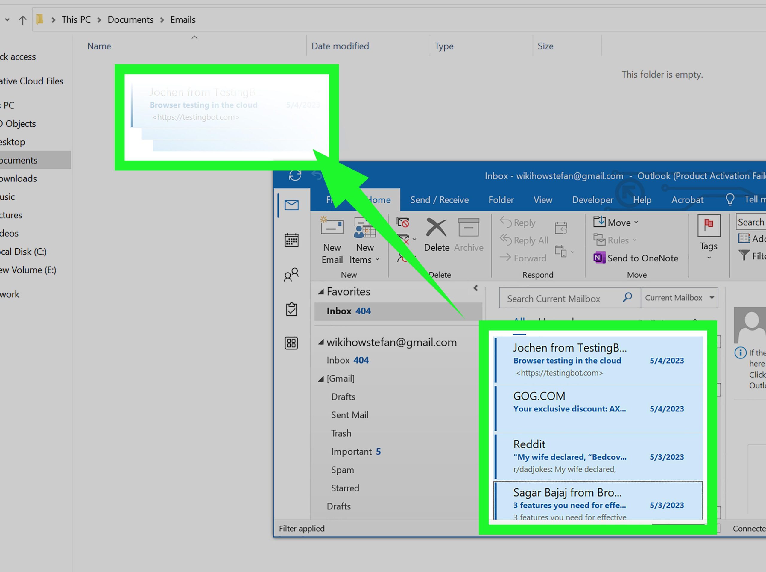 How to update your email on your computer step by step